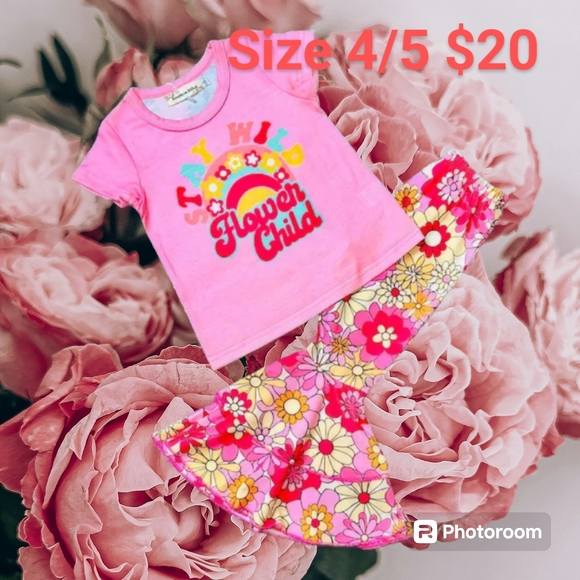 Southern Stitch | Matching Sets | New Size 45 Flower Child Pink And ...